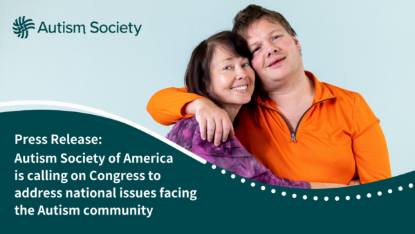 Press Release: Autism Society of America is Calling on Congress to ...