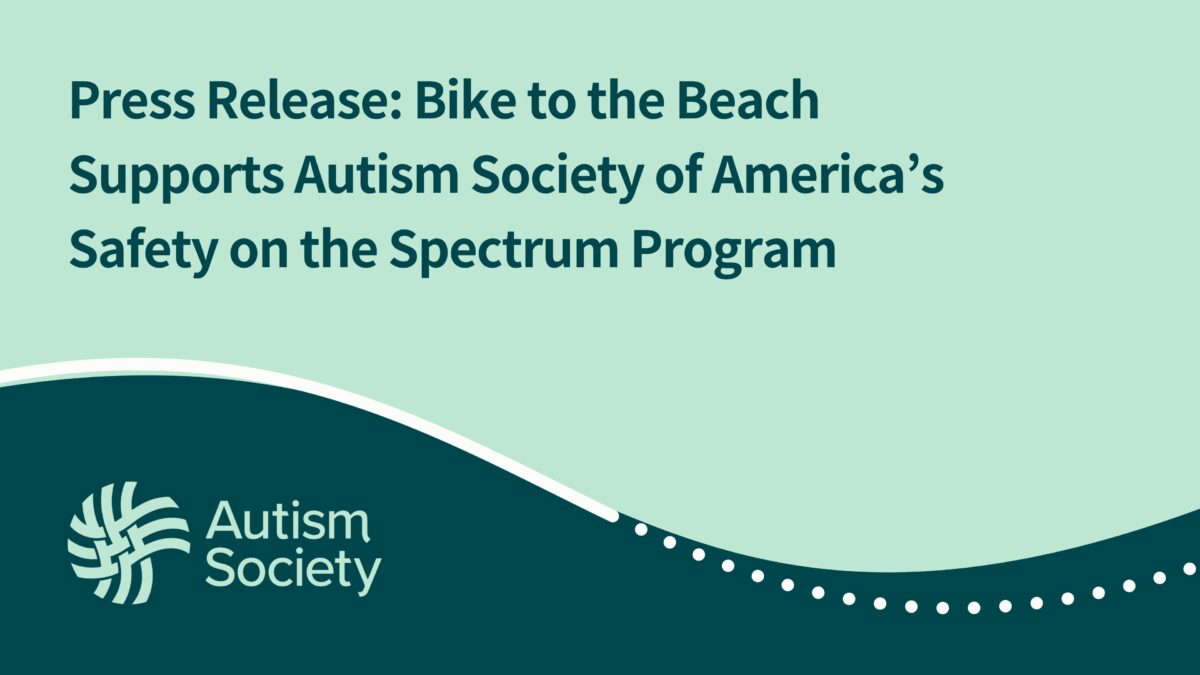 Press Release: Bike to the Beach Supports Autism Society of America’s ...