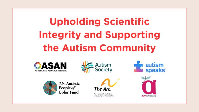 Leading Autism Organizations Release Joint Statement on Upholding ...