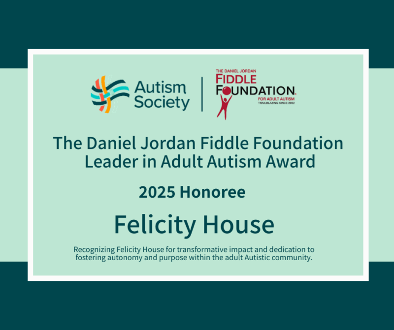 Press Release: The Autism Society of America Awards Felicity House The ...